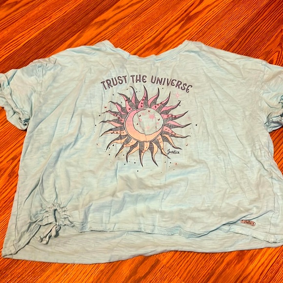 Justice | Shirts & Tops | The Brand Of The Crop Top Kids Shirt Is ...